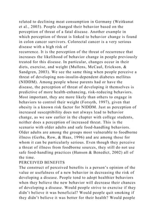 THEORETICAL CONCEPT The Health Belief Model (HBM) is by far the mo.docx