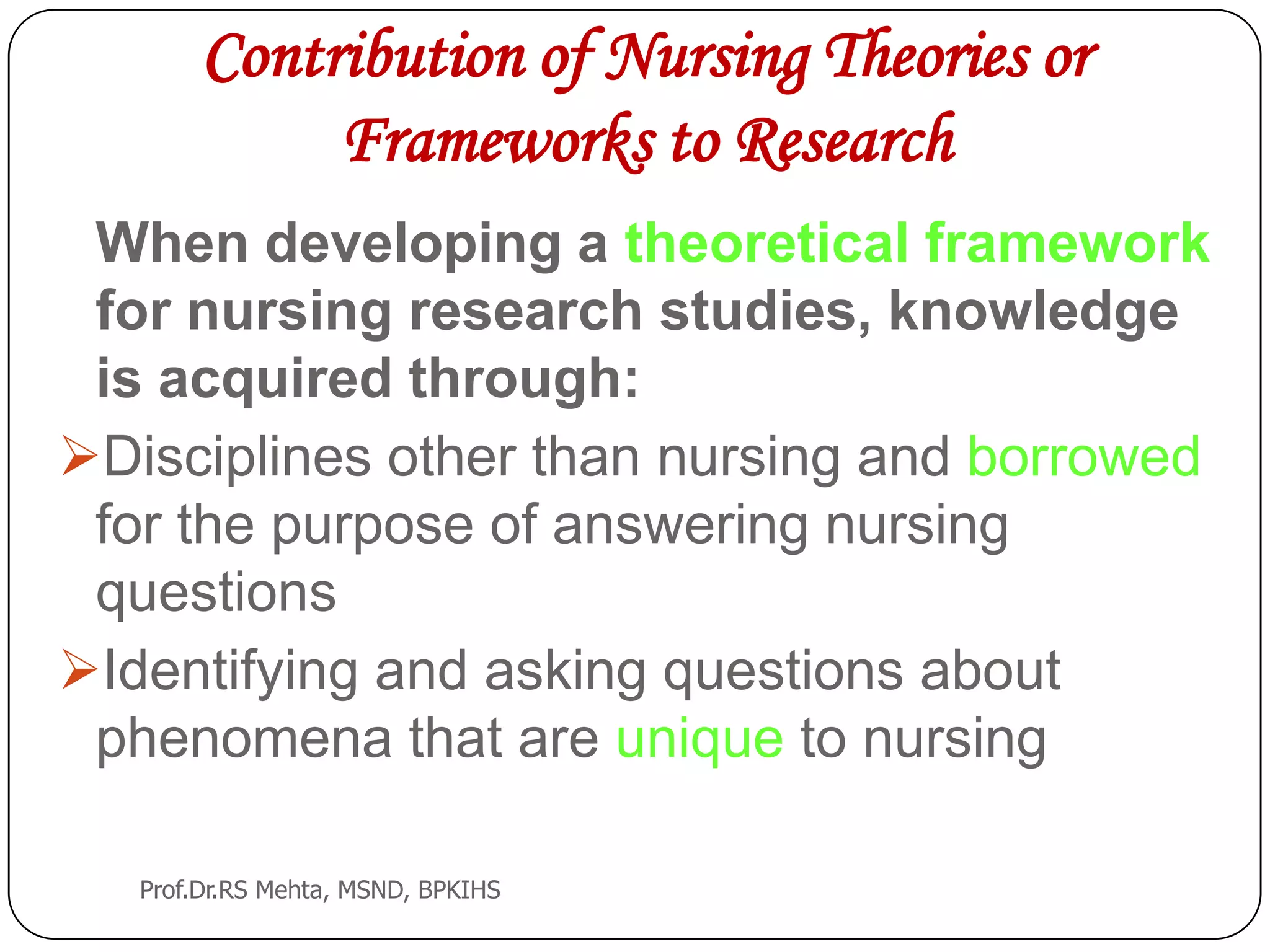 Theoretical & conceptual framework | PPSX