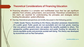 Theoretical Considerations of Financing Education.ppt