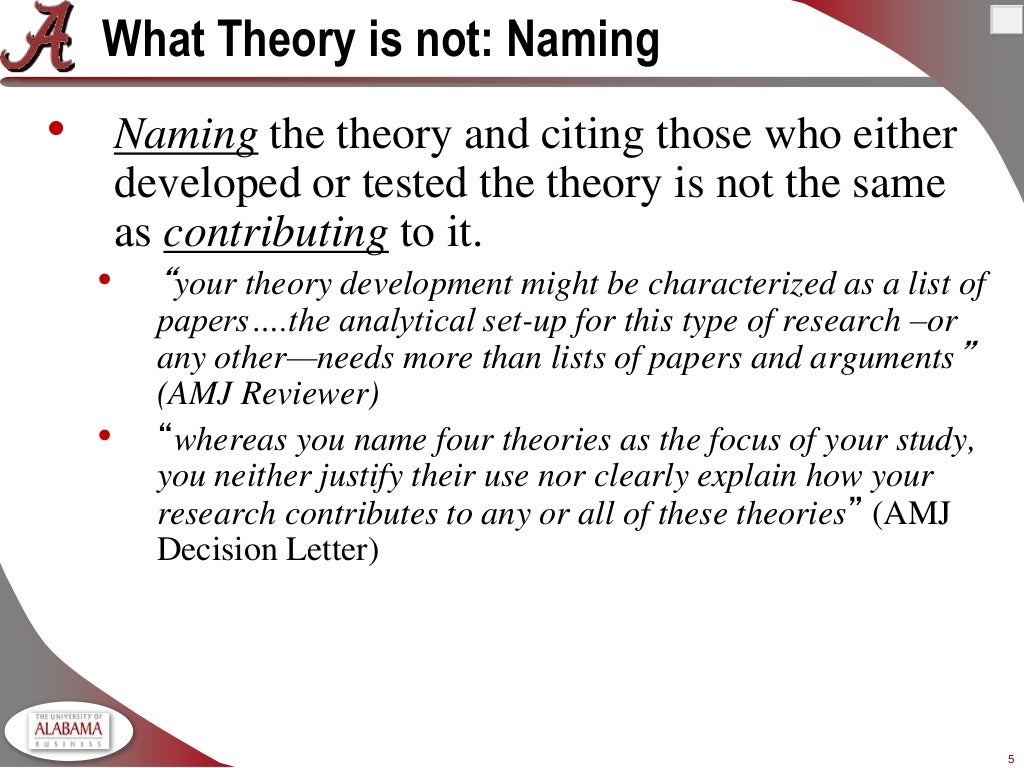 Theoretical contribution ph_d