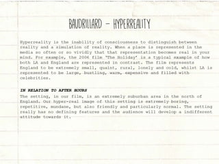 Representation in 'After Hours':Theory Revision | PPT