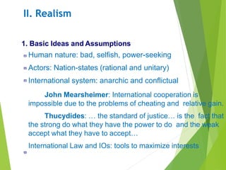 Theoretical foundations of global governance | PPT