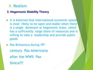 Theoretical foundations of global governance | PPT