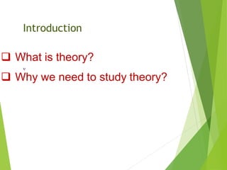 Theoretical foundations of global governance | PPTX