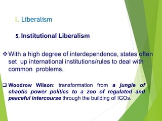 Theoretical foundations of global governance | PPT