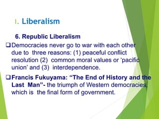 Theoretical foundations of global governance | PPT