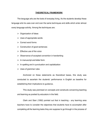 Theoretical framework | DOCX | Professional School | Postgraduate Education