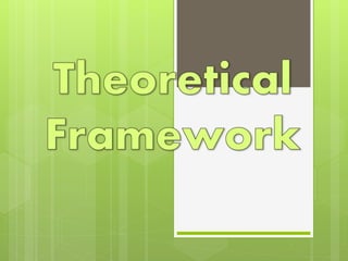Theoretical framework | PPT