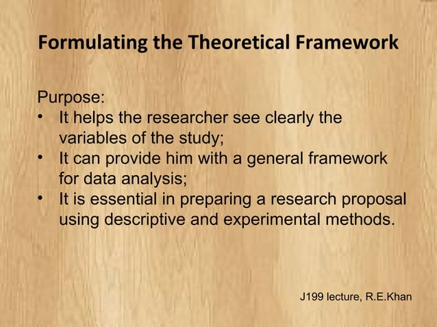 Theoretical Framework | PDF