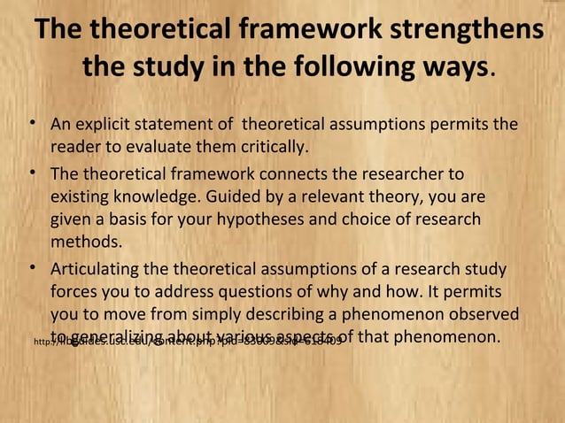 Theoretical Framework | PDF