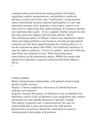 THEORETICAL FRAMEWORK FOR A FAMILY AND PALLIATIVE NURS.docx