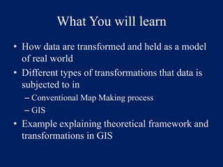 Theoretical framework for gis | PPTX