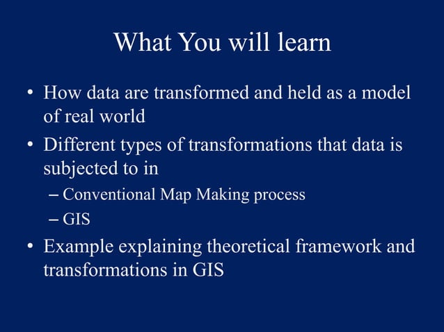 Theoretical framework for gis | PPTX | Geography | Science