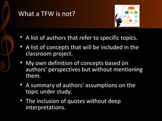 Theoretical framework introduction presentation | PPT