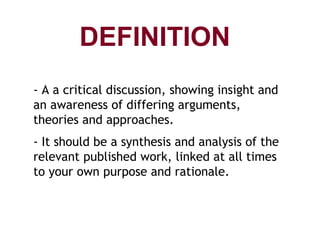 Theoretical framework introduction presentation | PPT