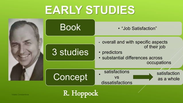 Theoretical framework of job satisfaction | PPT | Free Download