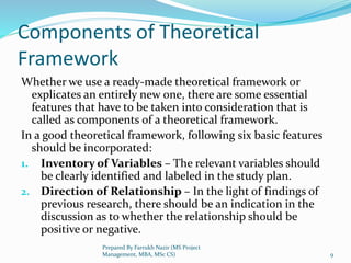Theoretical Framework | PPTX