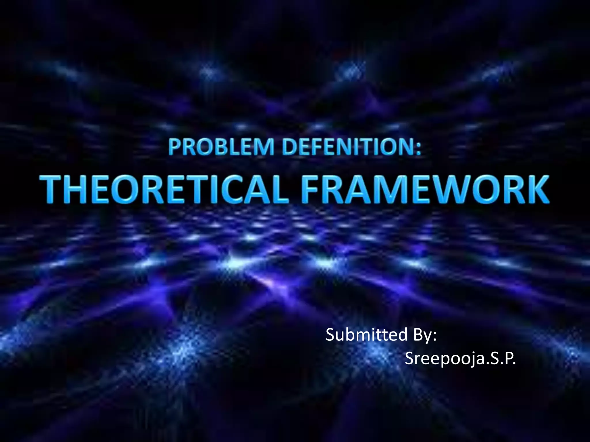 Theoretical framewrk [Research Methodology] | PPTX