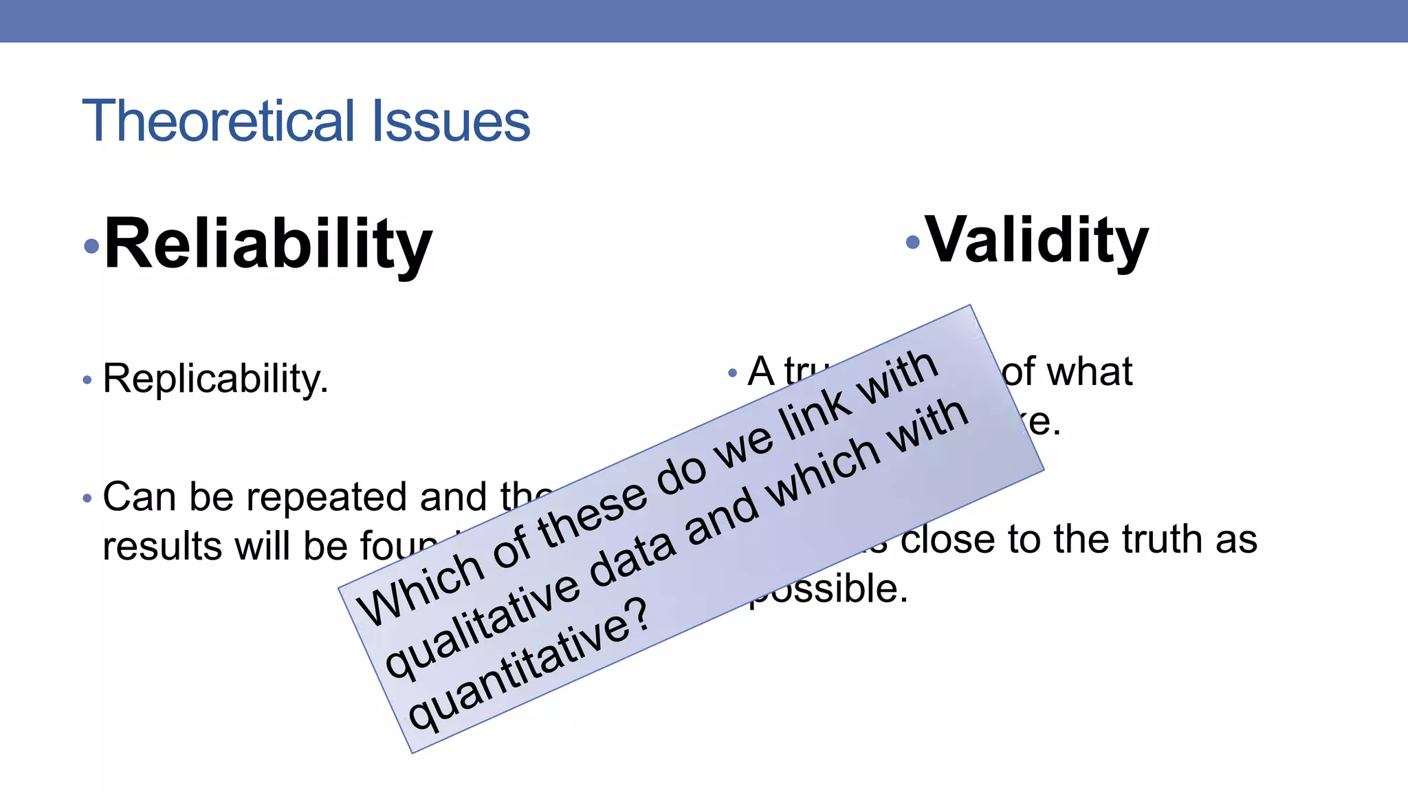 Theoretical issues | PPTX