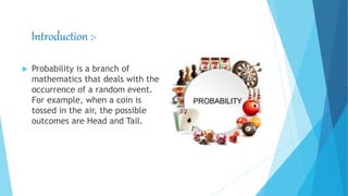 Theoretical overview of probability and types.pptx