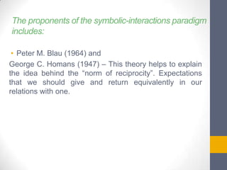 SOCIOLOGY: Theoretical Paradigms | PPTX