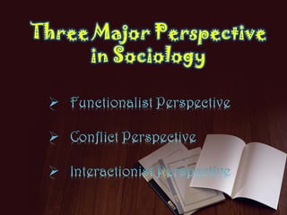Theoretical perspectives in sociology | PPT