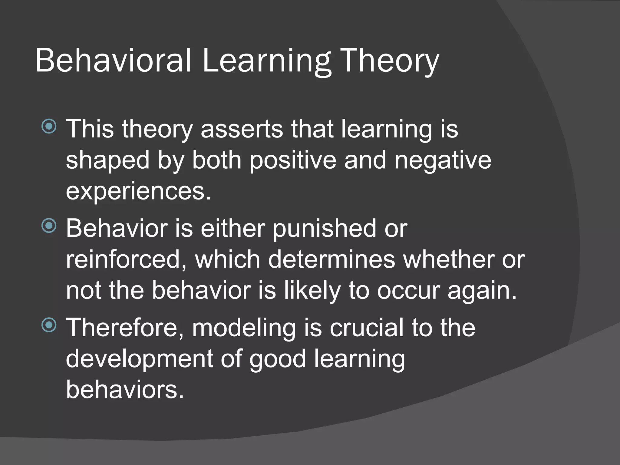 Theoretical Perspectives In Student Learning Final | PPT | Educational ...