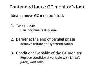 Stop-the-world GCs on milticores | PPTX