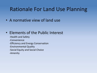 Theoretical underpinnings of land use presentation | PPT