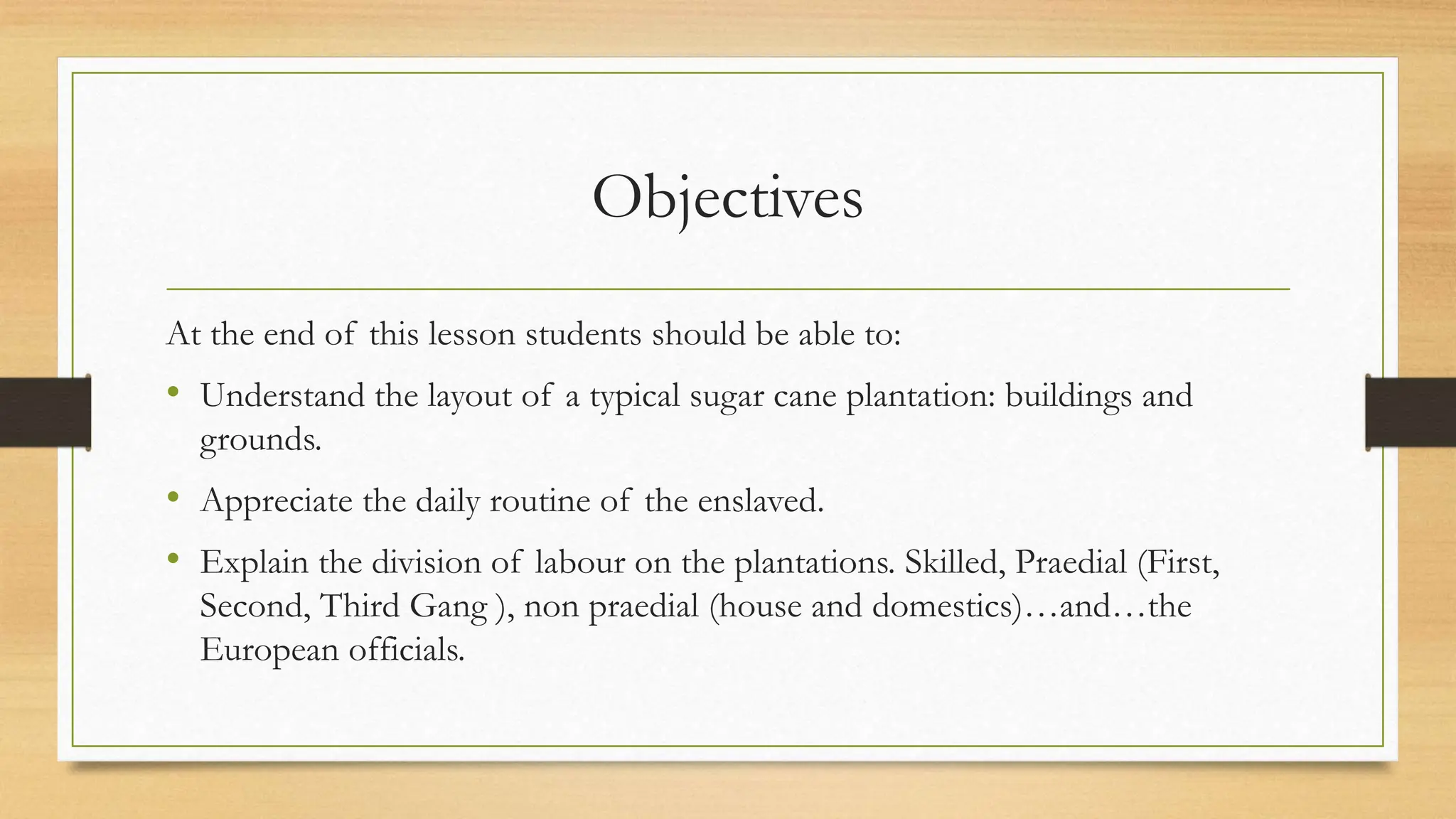 The Organisation of the Sugar Plantation.pptx