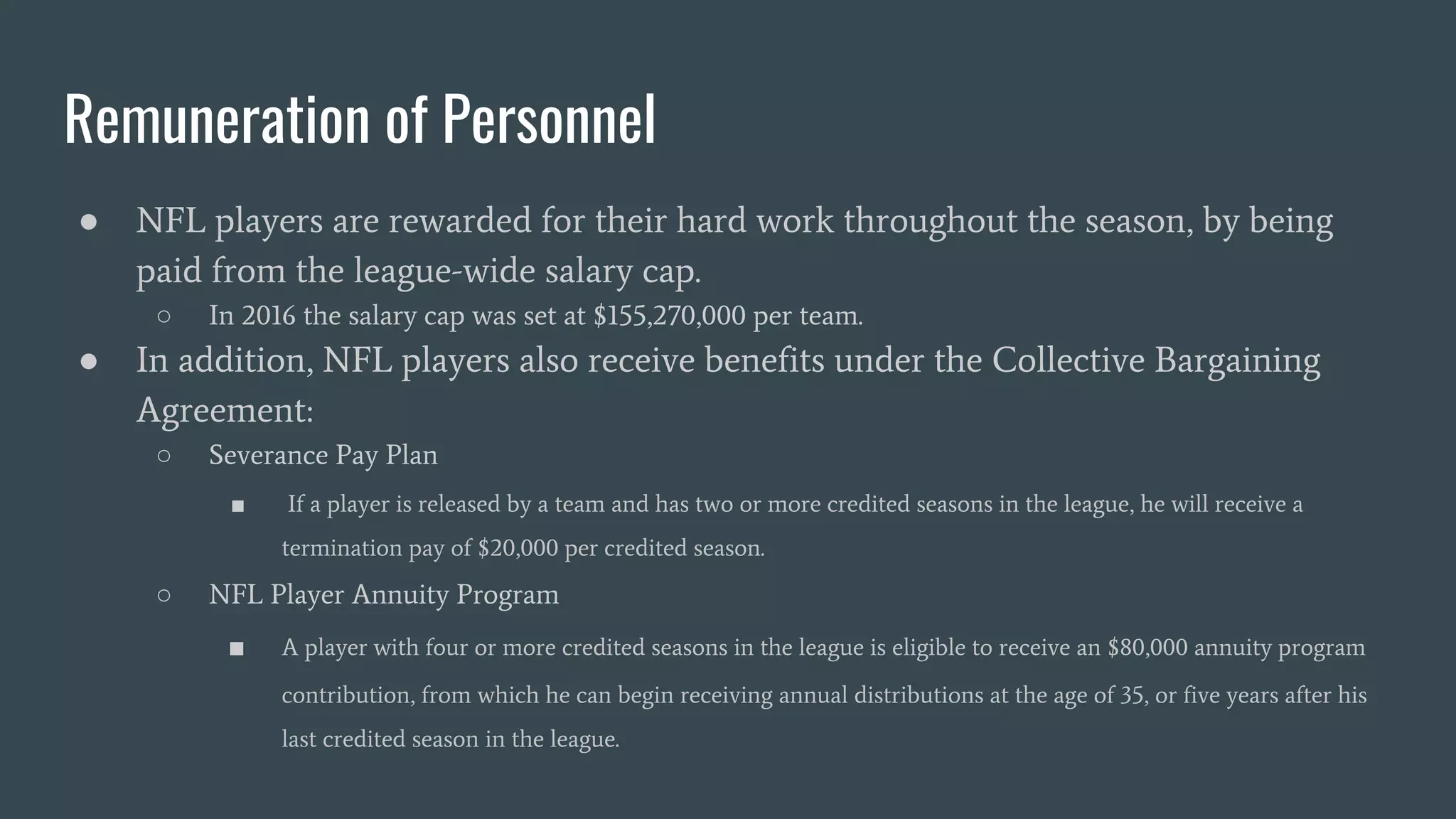 The Organizational Structures of the NFL and Its Relation to Classical ...