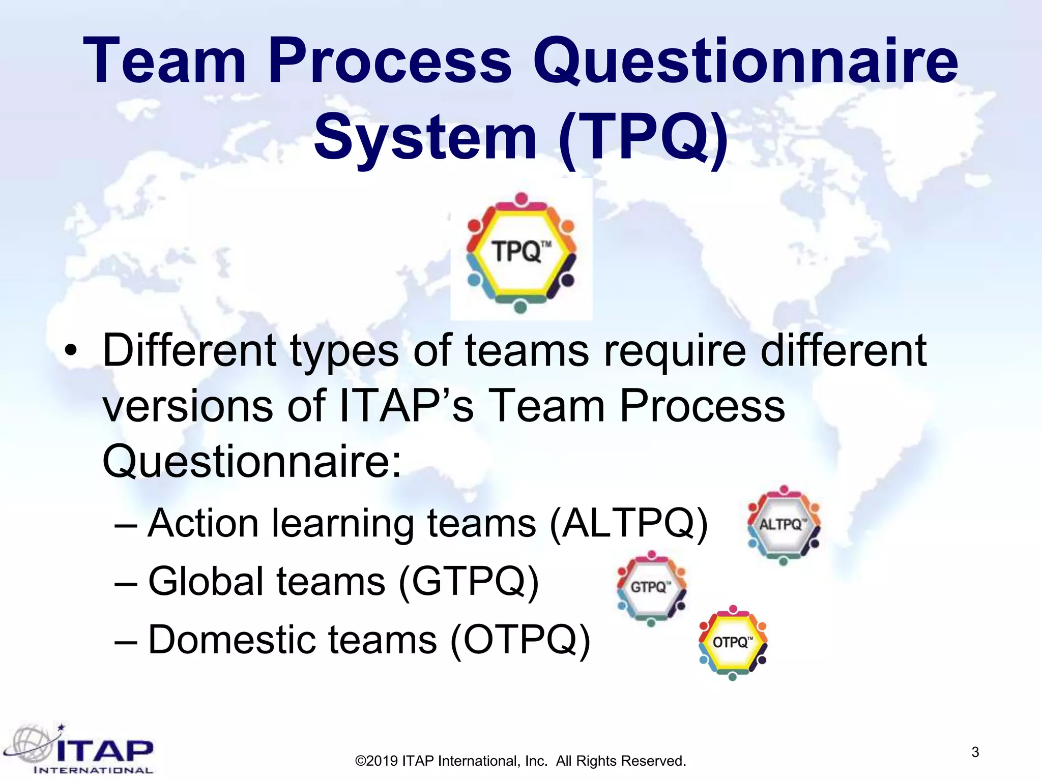 The Organizational Team Process Questionnaire | PPT