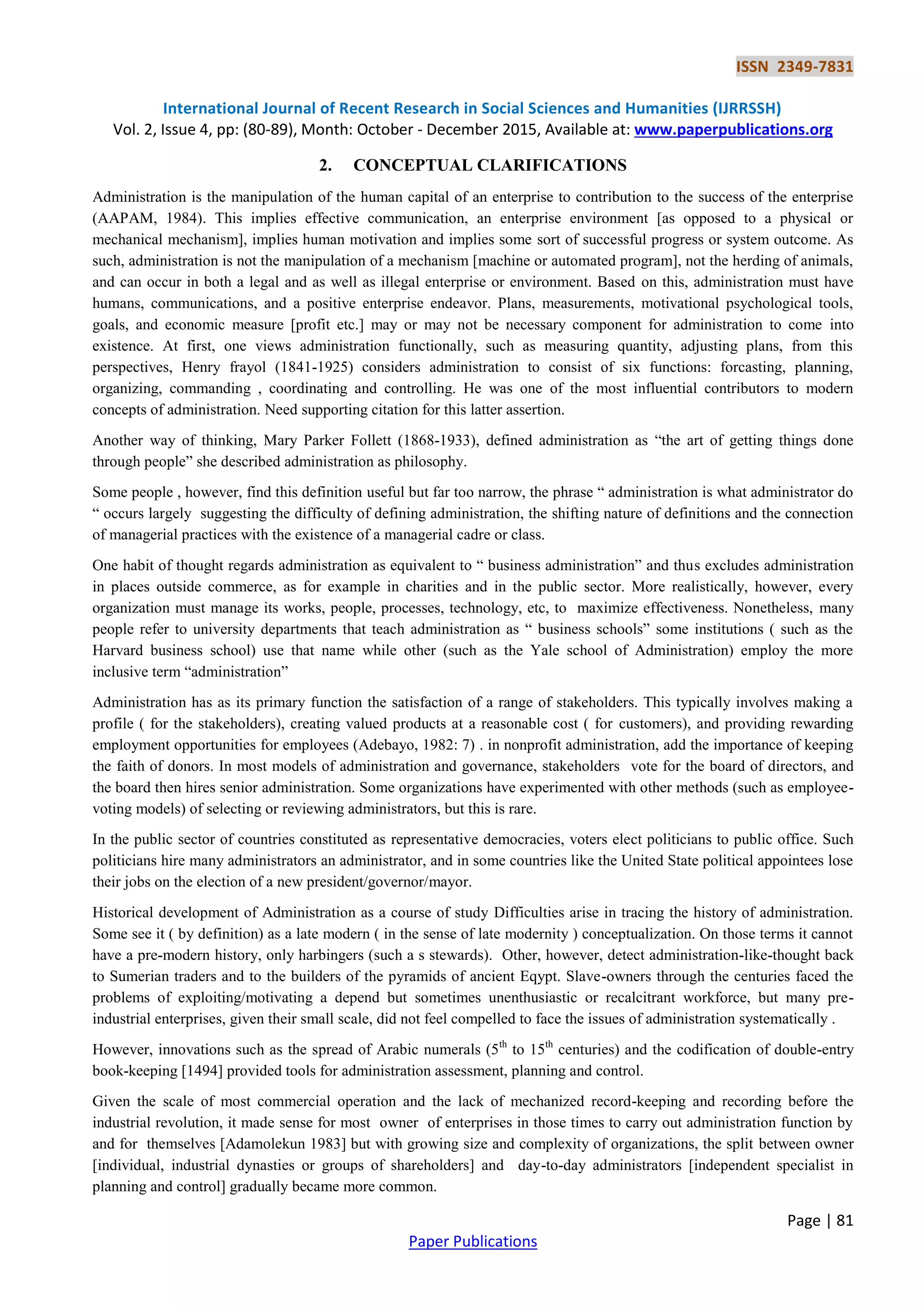 The Organization and Direction of Human Resources for Set Goals: A ...