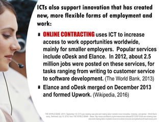 ICT: The organization and Work Part 2 | PDF