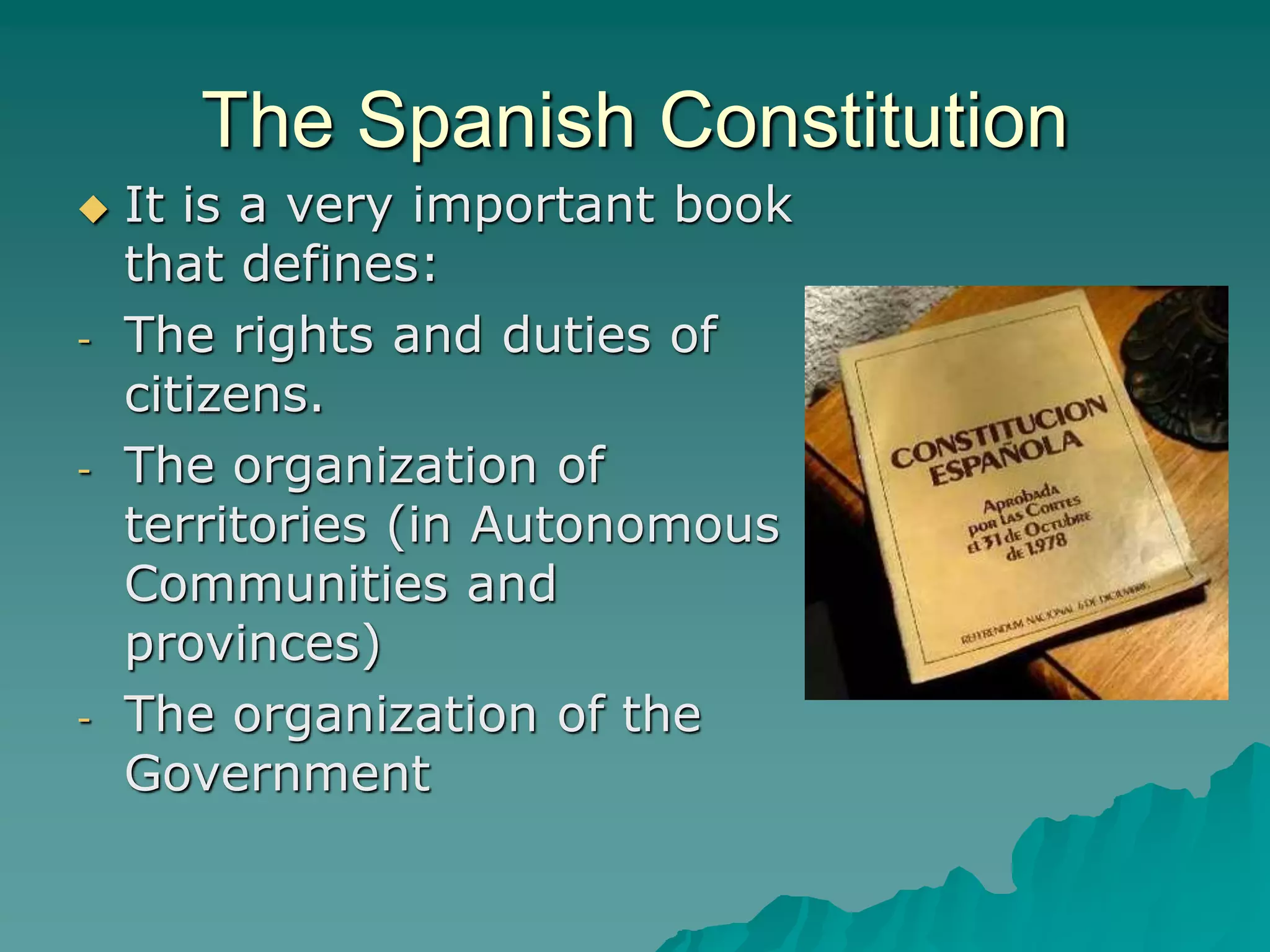 The organization of Spain | PPT