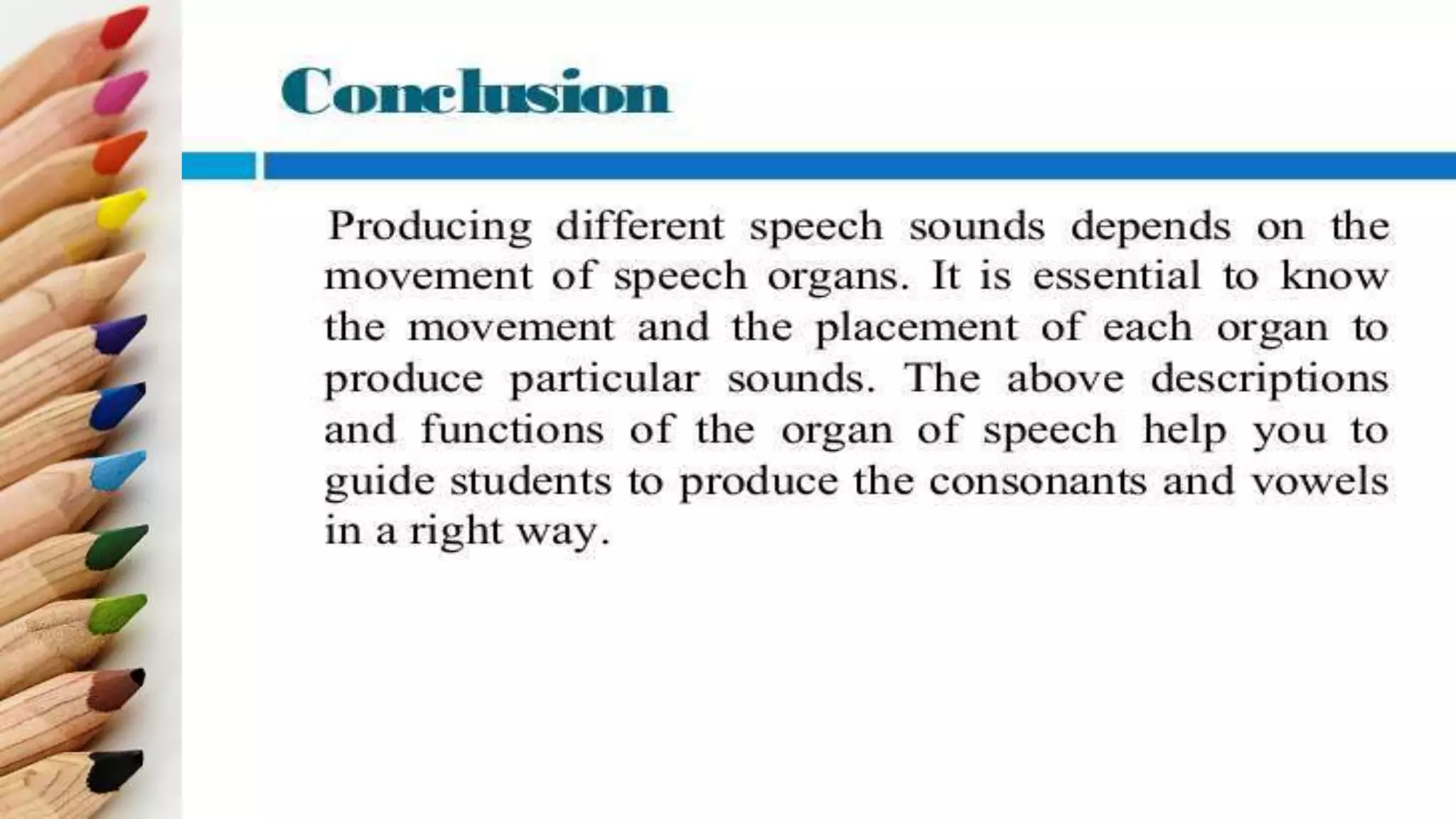 The organs of speech | PPTX