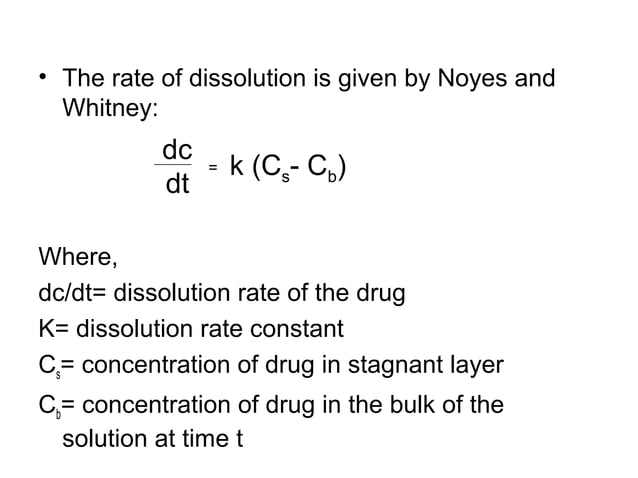 Theories of dissolution | PPT