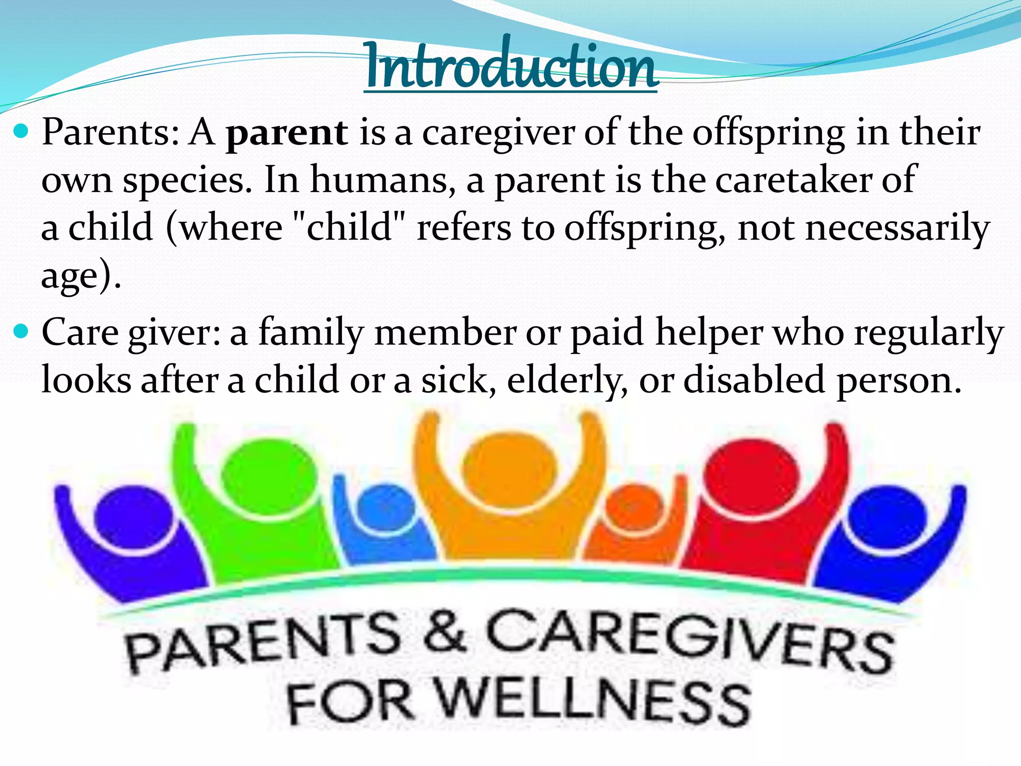 Parents and caregivers role towards child | PPTX
