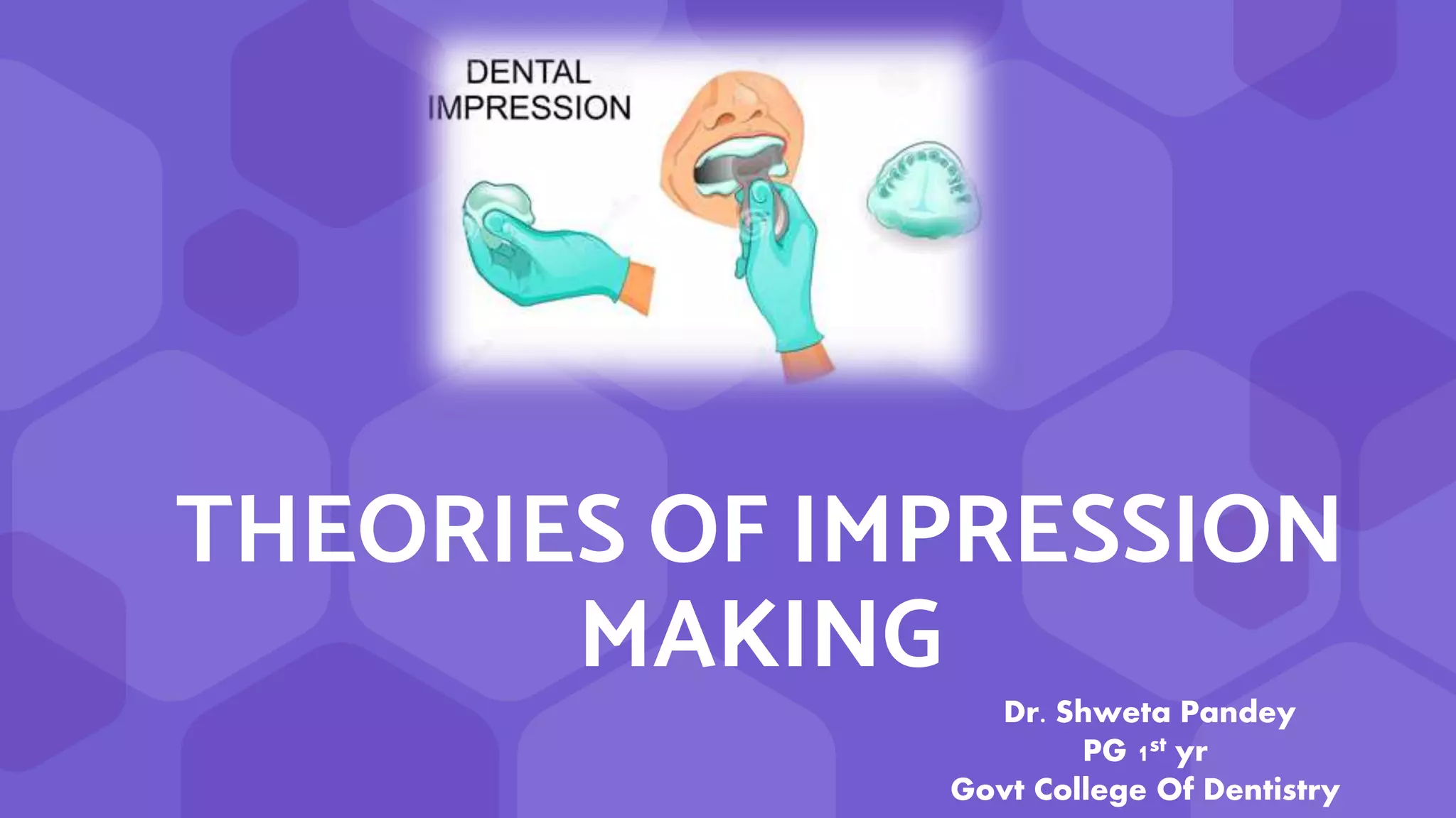 Theories of impression making | PPTX