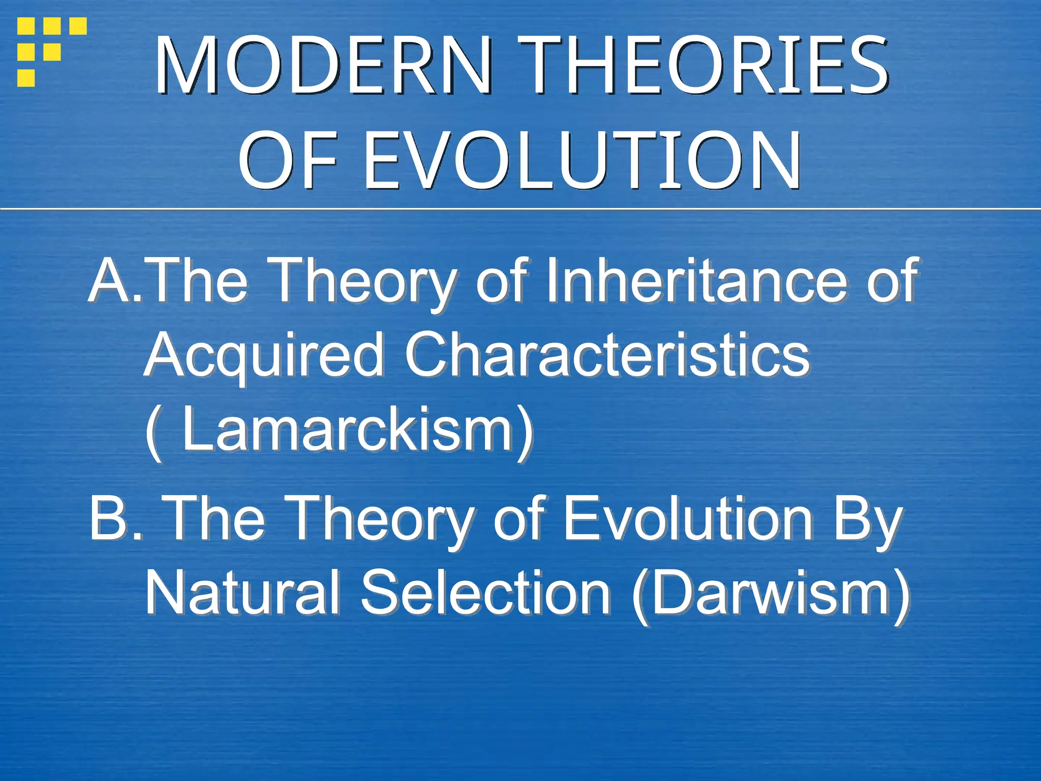 SCIENCE 10 - THEORIES of EVEOLUTION_powerpoint | PPT | Genetics | Science