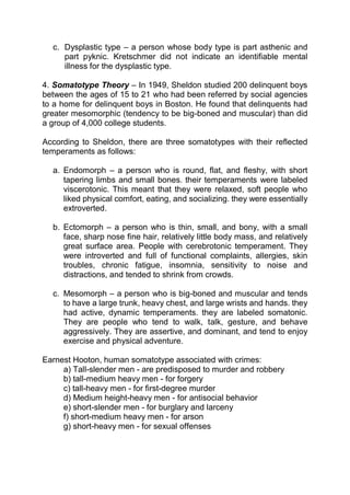 THeories-of-Crime-Causation-Module LEA 02 | PDF