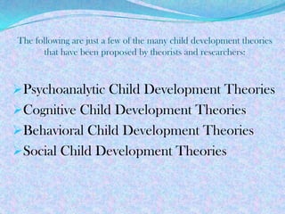 Theories Of Development2 | PPTX