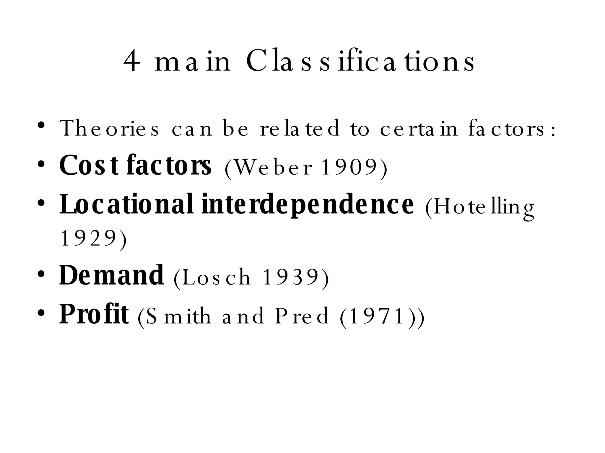 Theories Of Industrial Location | PPT