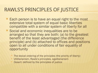 Theories of justice in law for studentss | PPTX