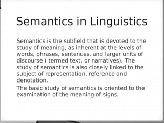 Phonetics, Phonology, Semantics, and Lexicon | PDF