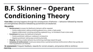THEORIES-OF-LEARNING FOR ASSESMENT LEARNING 1 COLLEGE | PPTX
