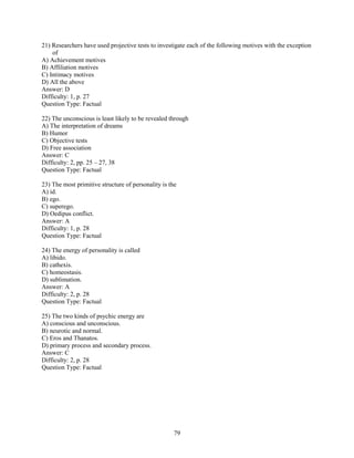 Theories of Personality Understanding Persons 6th Edition Cloninger ...