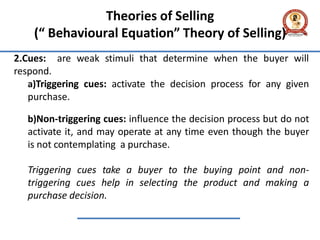 Theories-of-Selling.pptx theories of personal selling | PPTX