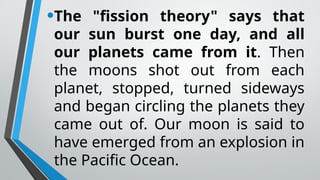 THEORIES-OF-solarsystem reviewer for grade 11 students | PPTX | Physics ...