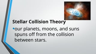 THEORIES-OF-solarsystem reviewer for grade 11 students | PPTX | Physics ...